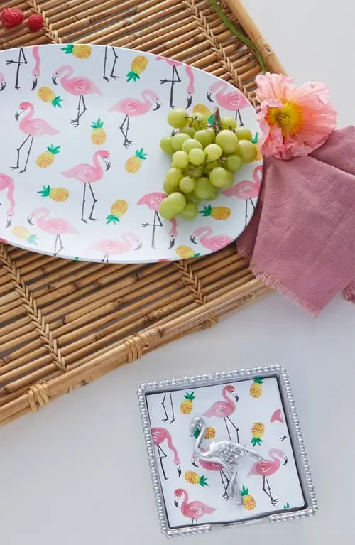 MARIPOSA Beaded Napkin Box Set