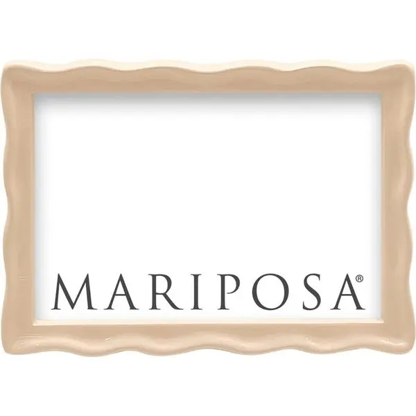 MARIPOSA Wavy Picture Frame - Brown