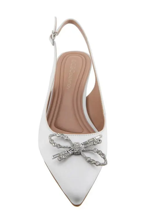 Bcbgmaxazria Donna Slingback Kitten Heel Pump - Porcelain