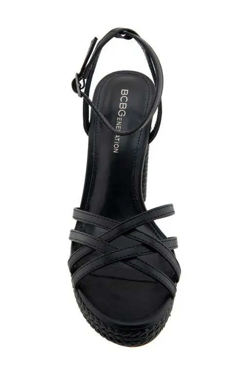 Bcbgmaxazria Orisa Platform Sandal - Black