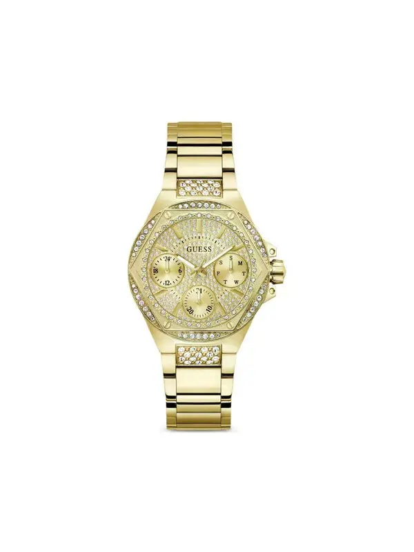 Guess 38mm Multifunction Watch - Gold