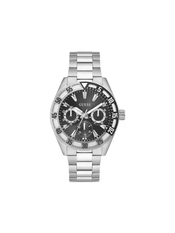 Guess 44mm Automatic Bracelet Watch - Black