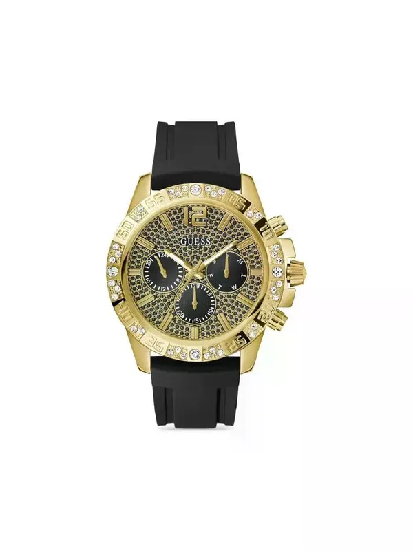 Guess Frontier 48mm Chronograph Watch - Gold