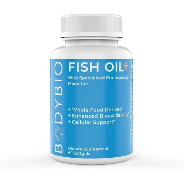 BODY BIO Fish Oil+ With Specialized Pro-resolving Mediators 60 Softgels - One-color