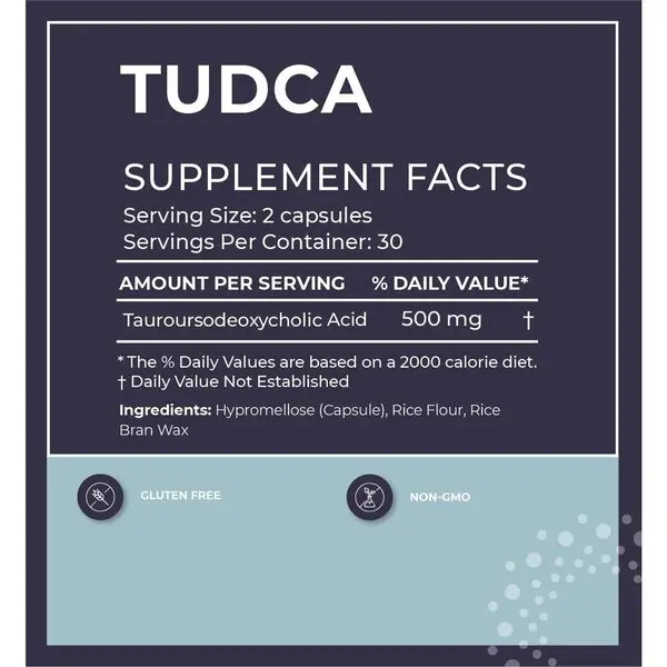 BODY BIO Tudca 60 Capsules