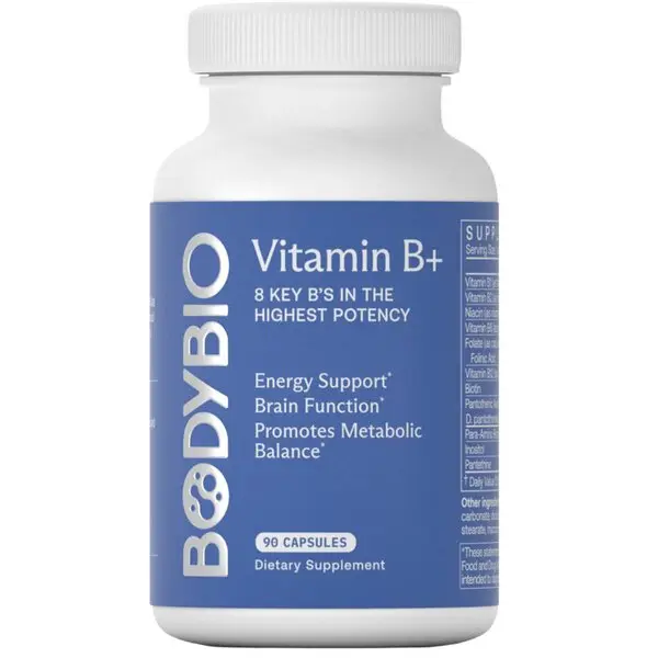 BODY BIO B Vitamins High Dose 90 Capsules - One-color
