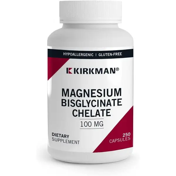 KIRKMAN PROFESSIONAL Magnesium Glycinate Bio-max Series Hypoallergenic 250 Capsules - One-color