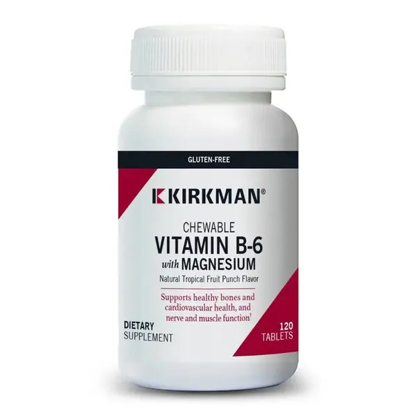 KIRKMAN PROFESSIONAL B-6/magnesium Vitamin/mineral Chewable Wafer 120 Chewable Tablets - One-color
