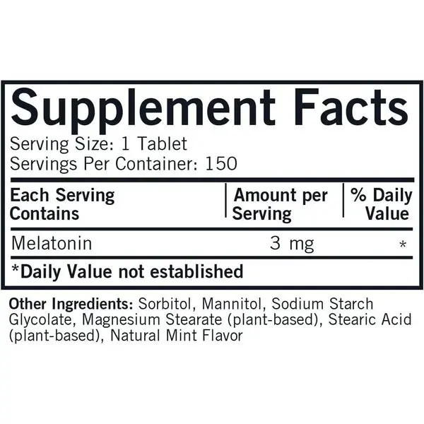KIRKMAN PROFESSIONAL Melatonin 3mg 150 Chewables