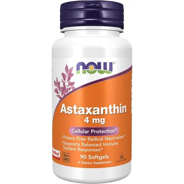 NOW FOODS Astaxanthin 4mg - One-color