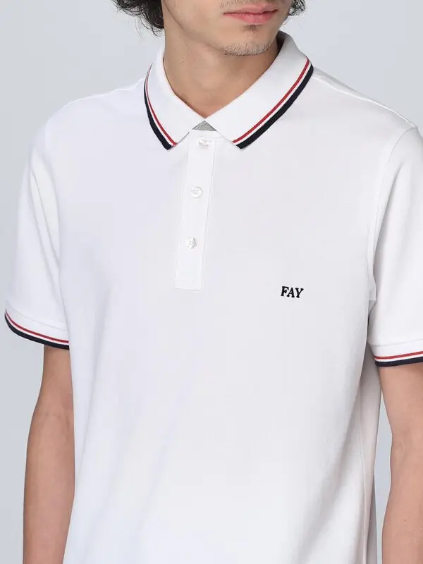 FAY Polo Shirt - White
