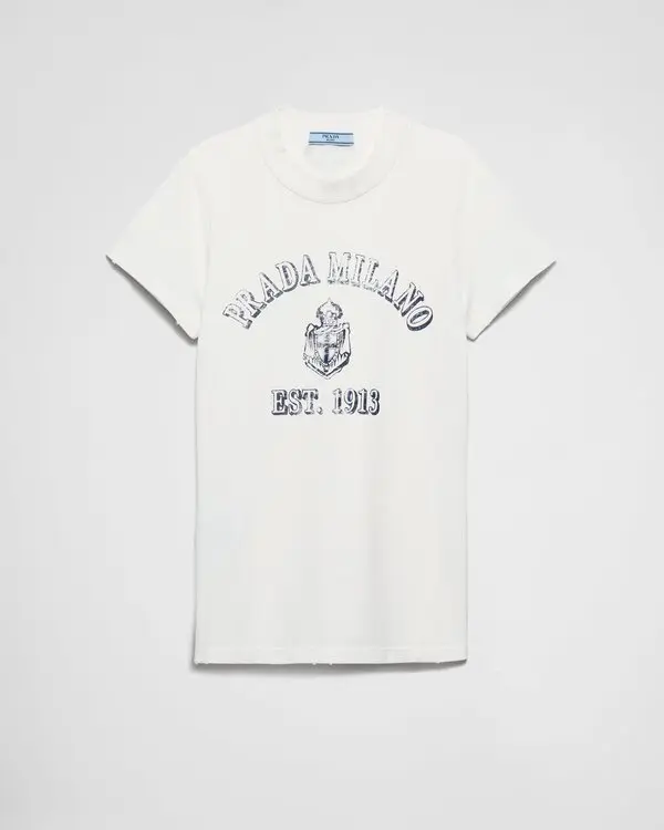 Prada Printed Jersey T-shirt