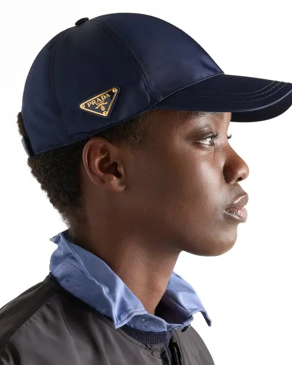 Prada Re-nylon Baseball Cap - Blue