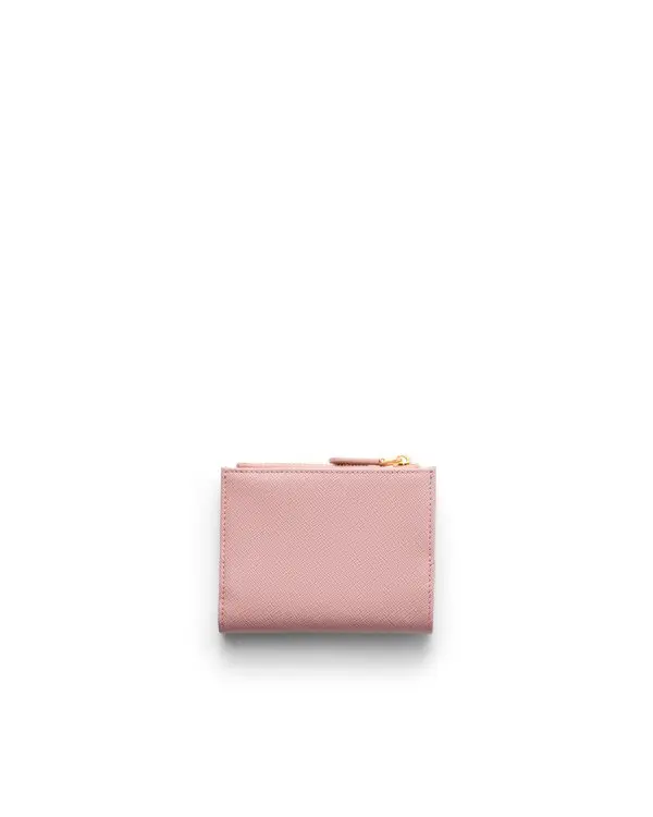 Prada Small Saffiano Leather Wallet - Pink