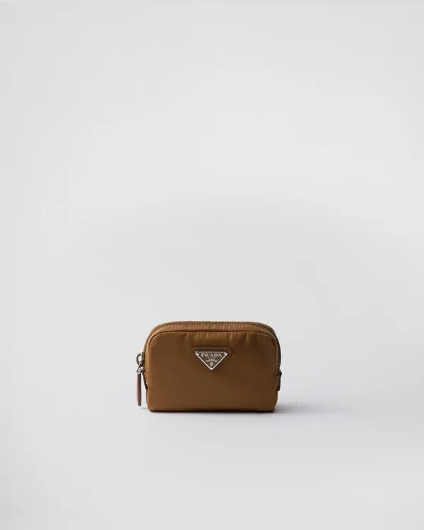 Prada Micro Re-nylon Pouch - Brandy