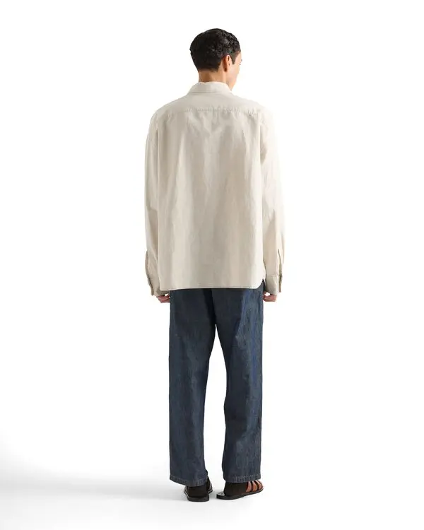 Prada Chambray Shirt - Neutral