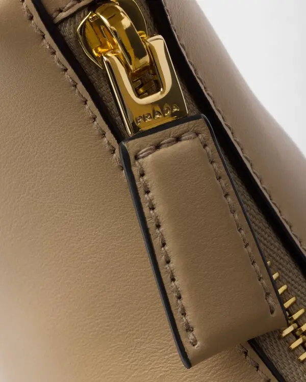 Prada Arqué Small Leather Shoulder Bag