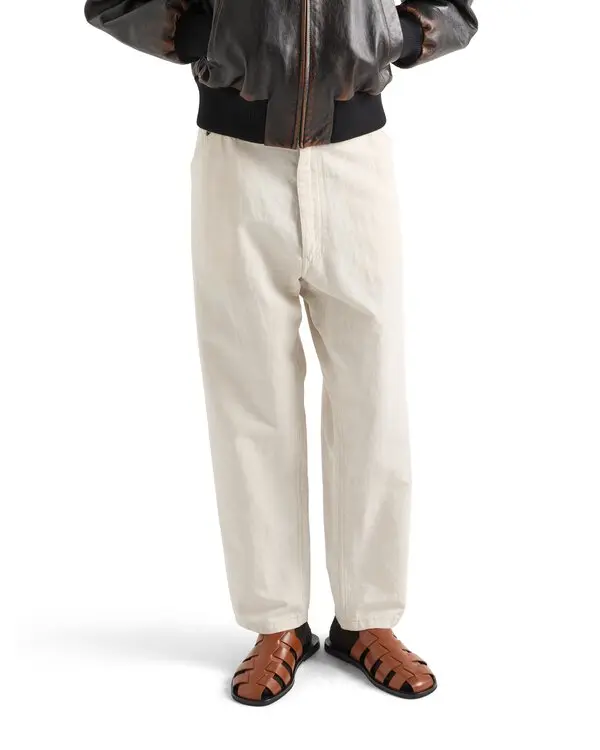 Prada Chambray Loose Fit Pants