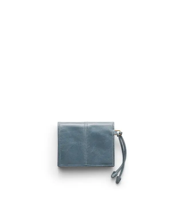 Prada Small Leather Wallet - Blue