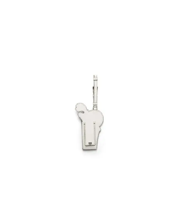 Prada Saffiano Leather Name Tag