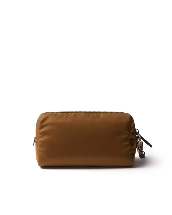 Prada Re-nylon Pouch - Brown