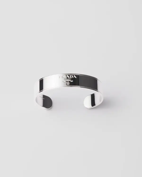 Prada Logo Jewels Cuff Bracelet