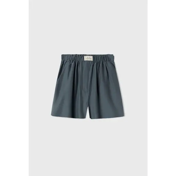 Silk Laundry Boxer Short - Slate
