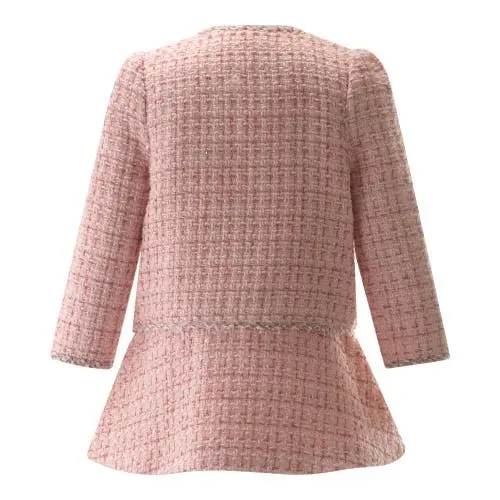 RACHEL RILEY Tweed Jacket And Skirt Set