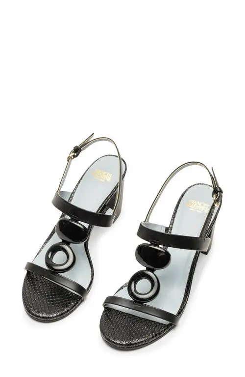 FRANCES VALENTINE Bianca Slingback Sandal - Black