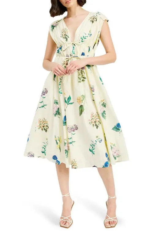 farm rio knit midi dress FARM Rio Multicolor Pretti Long Sleeve Knit Maxi Dress, Pretti Multicolor / XXS