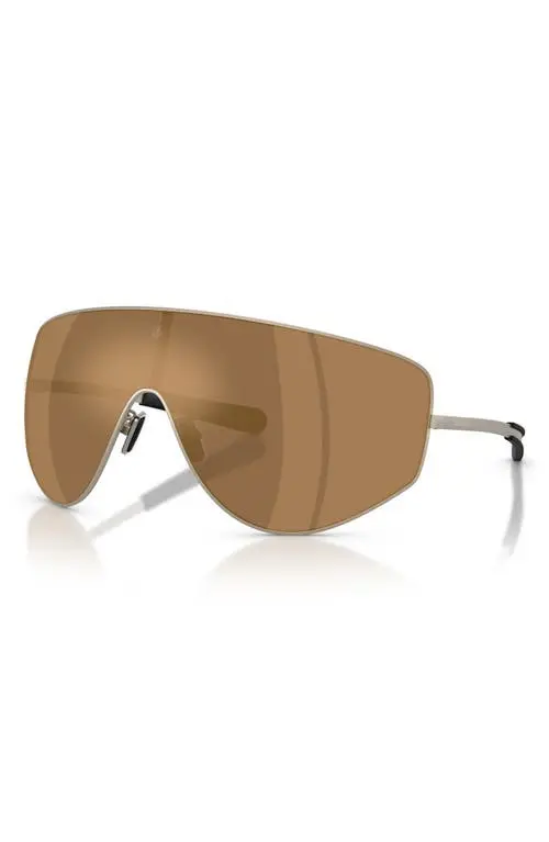 Moncler 45mm Pilot Sunglasses - Matte Bronze / Mirror Brown