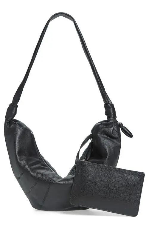 LEMAIRE Large Croissant Leather Shoulder Bag