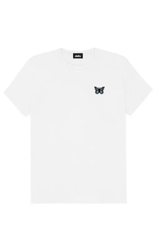 DALIX Butterfly Relaxed Tee - White