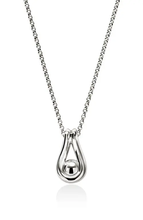 John Hardy Surf Silver Necklace - Sterling Silver