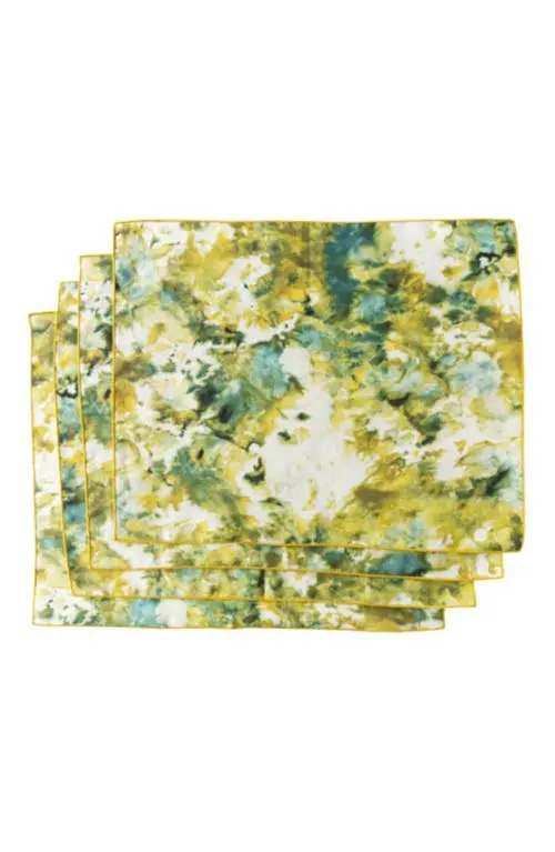 GOLDIE HOME Placemat Set Of 4 - Green Marble