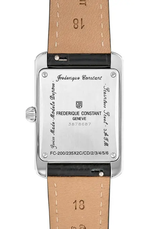 FREDERIQUE CONSTANT Classic Carrée Diamond Watch