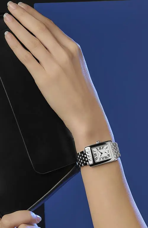 FREDERIQUE CONSTANT Classic Carrée Diamond Watch - Silver-tone