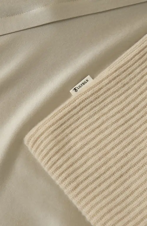 Lilysilk Reversible Cashmere And Silk Pillowcase - Beige
