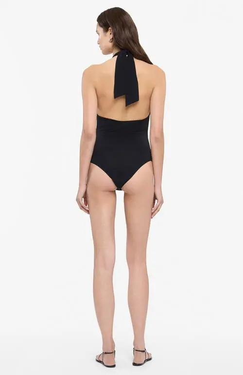 Another Tomorrow Halter Bodysuit