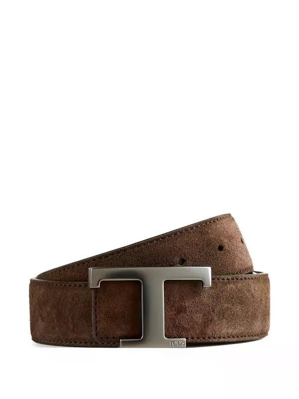 TOD'S T Timeless Reversible Belt - Brown