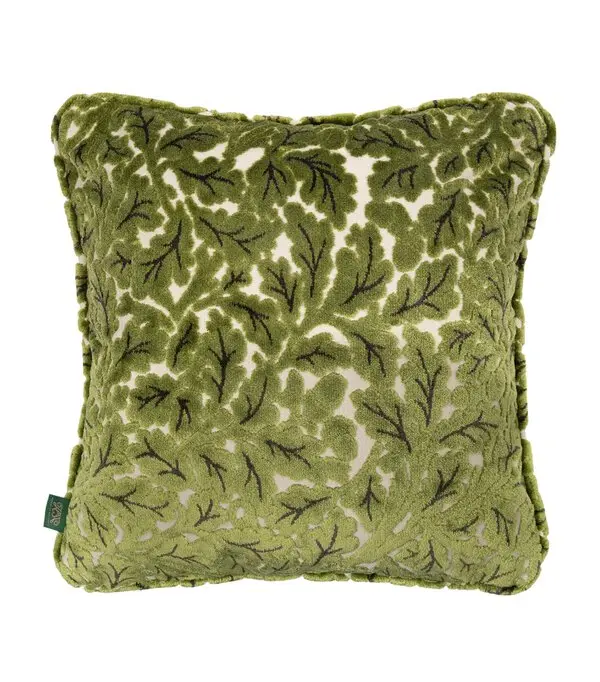 HOUSE OF HACKNEY Medium Velvet Jacquard Quercus Cushion - Green