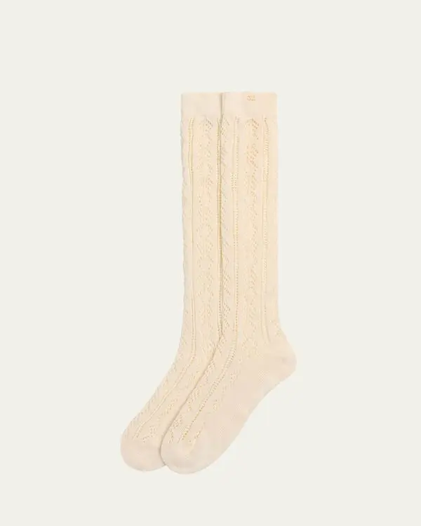 Valentino Garavani - Valentino Garavani VLogo Over-Calf Socks