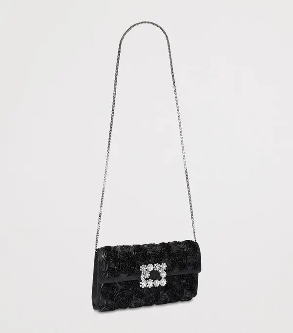 ROGER VIVIER Satin Efflorescence Clutch