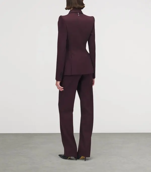 Alexander McQueen Wool Single-breasted Blazer