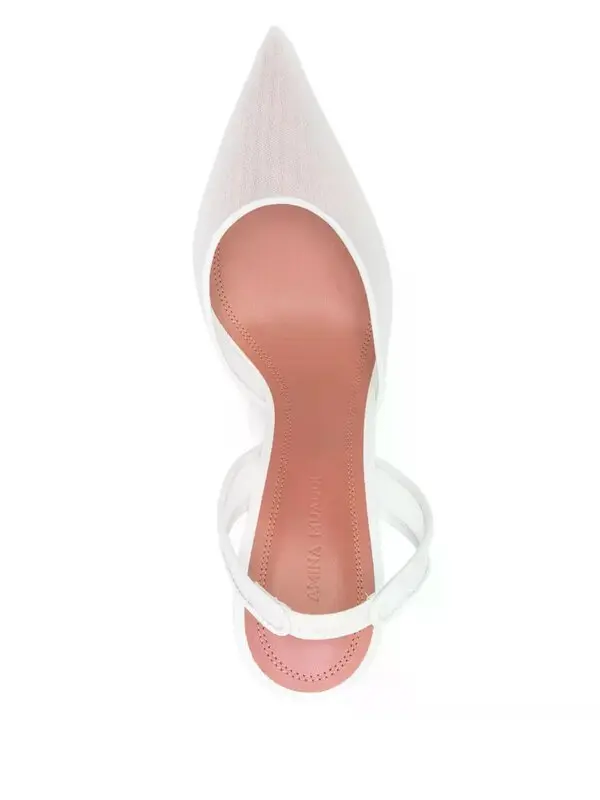 Amina Muaddi Holli 100mm Pumps