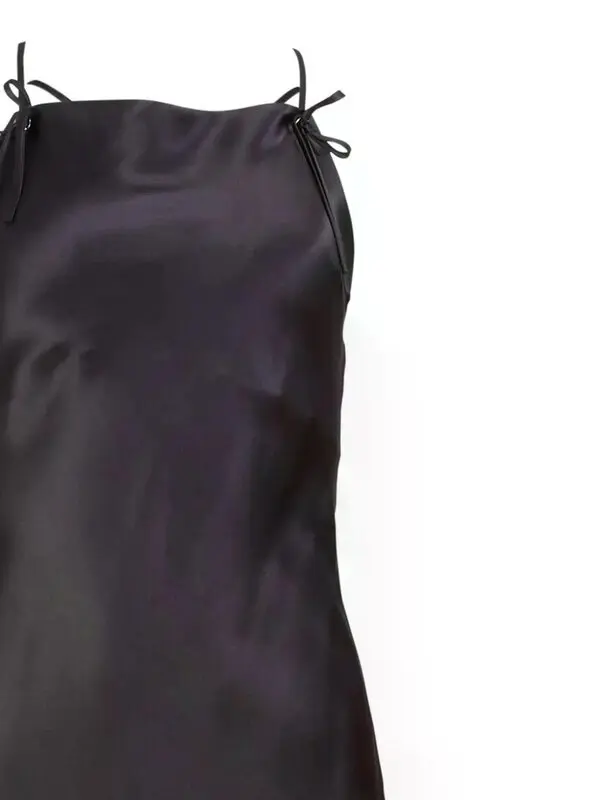 FLEUR DU MAL Silk Dress - Black