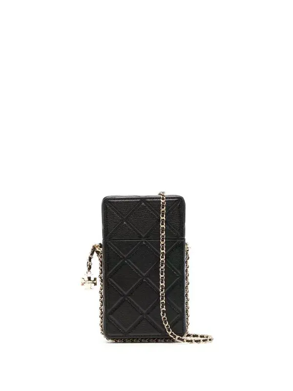 Tory Burch Fleming Phone Crossbody Bag - Black