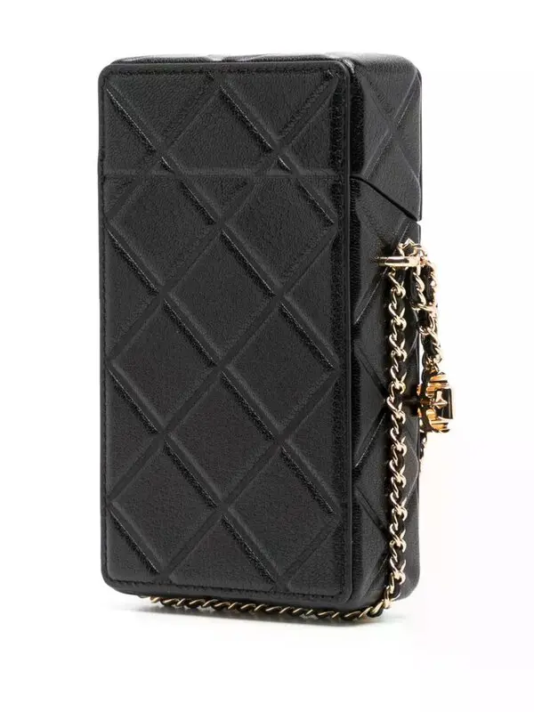 Tory Burch Fleming Phone Crossbody Bag - Black