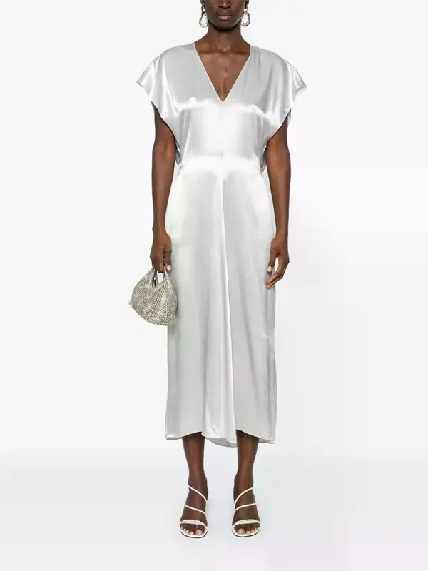 Patrizia Pepe Satin Midi Dress
