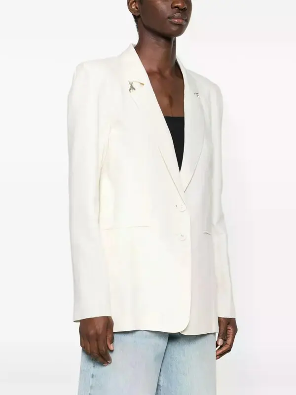 Patrizia Pepe Logo-plaque Detailed Blazer